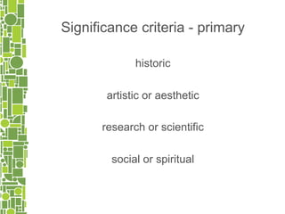 Significance Assessment and Significance 2.0: an introduction ...