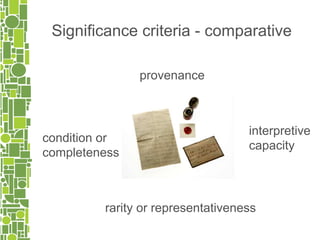 Significance Assessment and Significance 2.0: an introduction ...