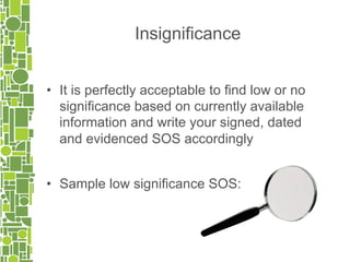 Significance Assessment and Significance 2.0: an introduction ...