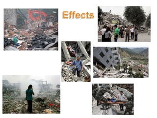 Effects Of Earthquakes Collage