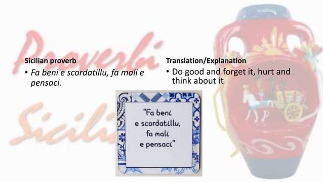 Sicilian proverbs | PPT