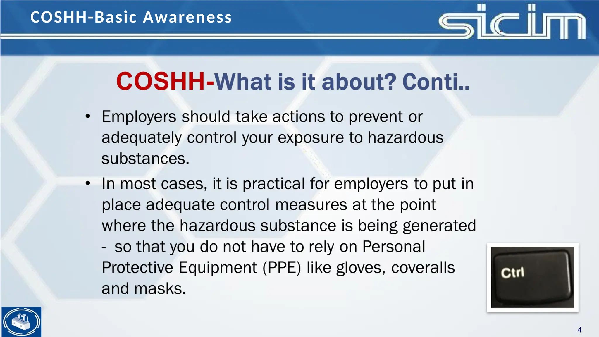 Sicim-COSHH Training checmical management.pptx | Lung and Respiratory ...