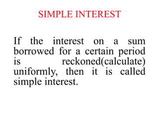 Simple Interest and Compound I nterest PPT NEW.pptx