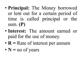 Simple Interest and Compound I nterest PPT NEW.pptx