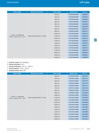 SICK - Sensors & Sensor Solutions - Catalogue | PDF