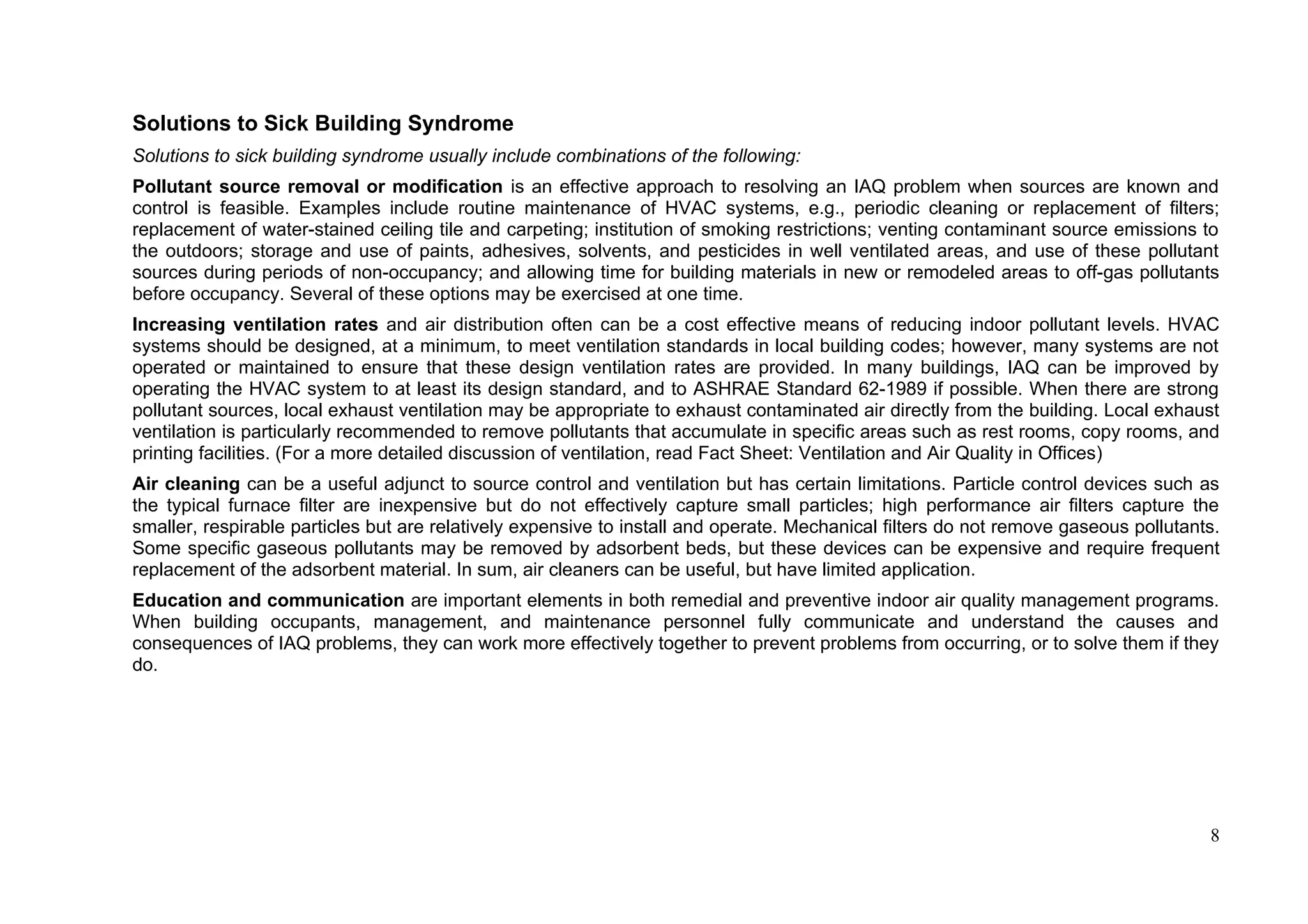 Sick Building Syndrome | DOC