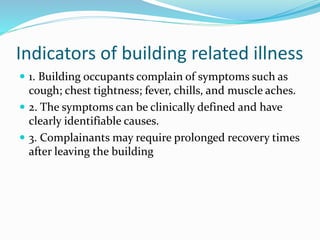 Sick building syndrome-Occupational Health | PPTX