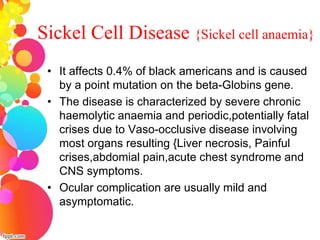 Sickel Cell Retinopathy | PPTX