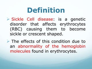 Sickle Cells Slide