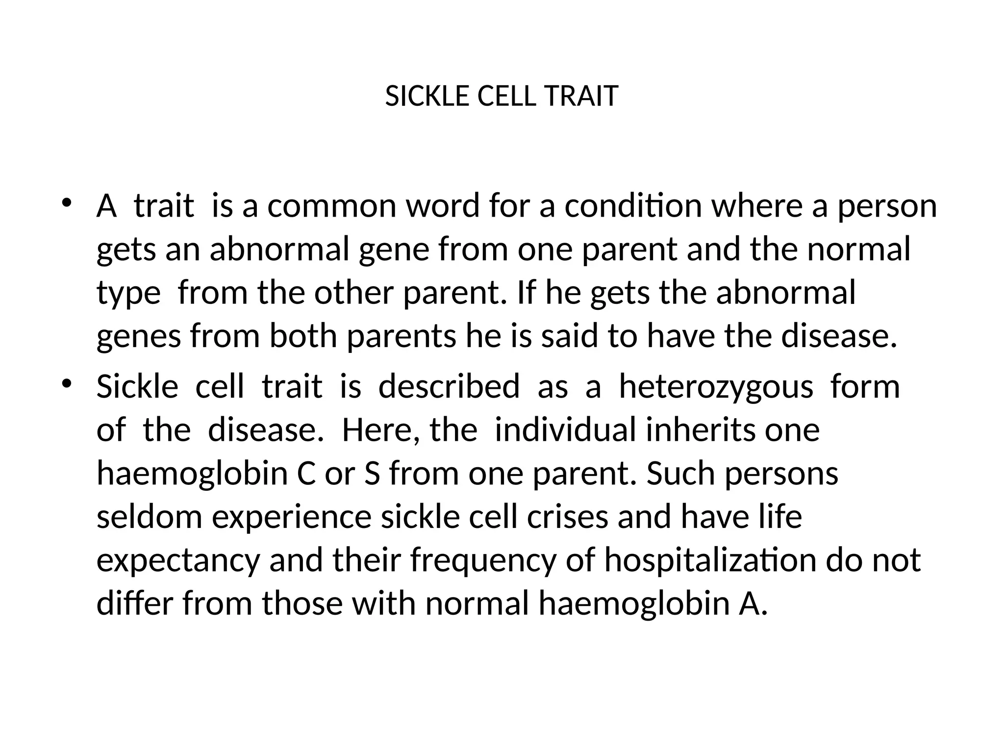 SICKLE CELL.pptxfg25567778888888888883333 | PPTX