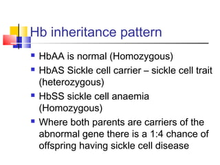 Sickle cell anaemia | PPT