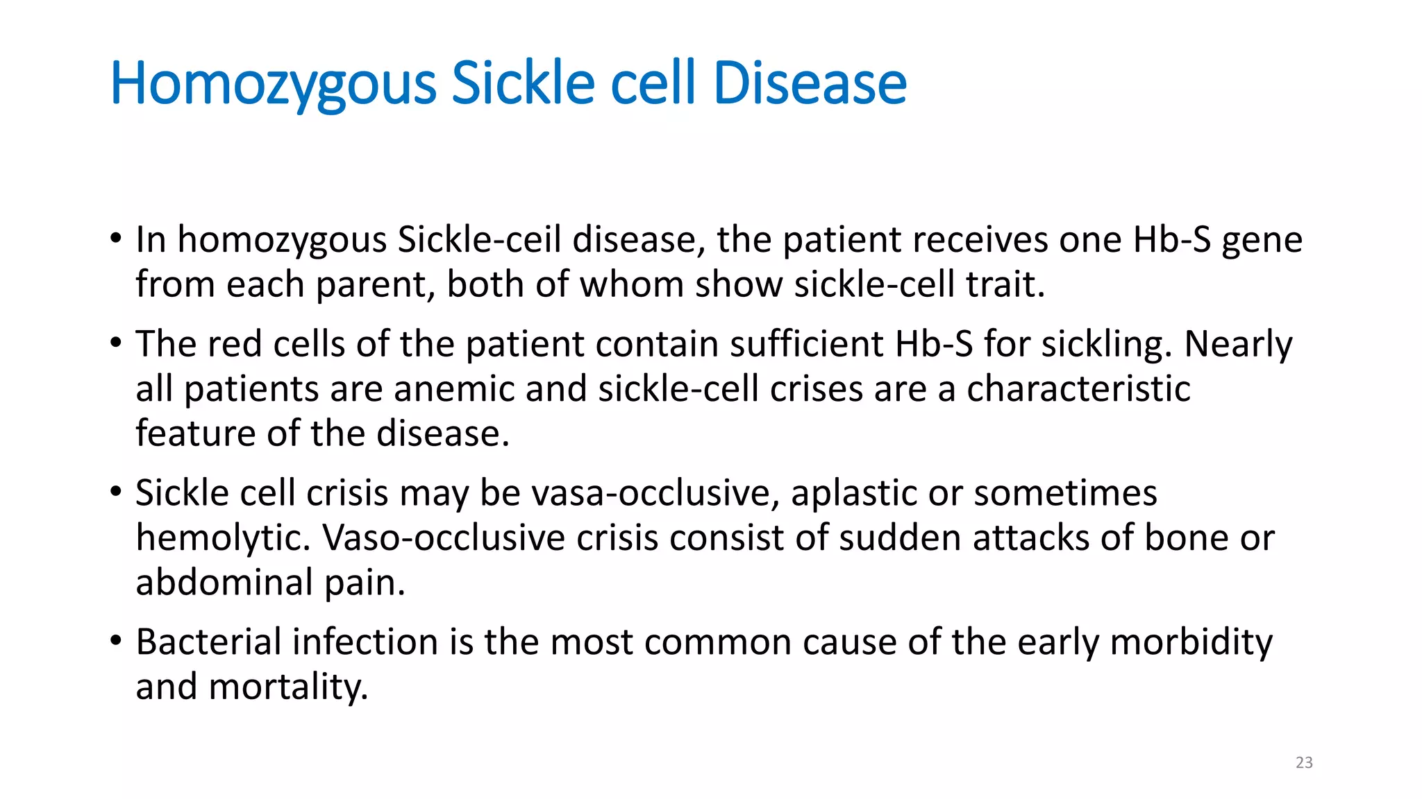 Sickle cell anaemia | PPTX