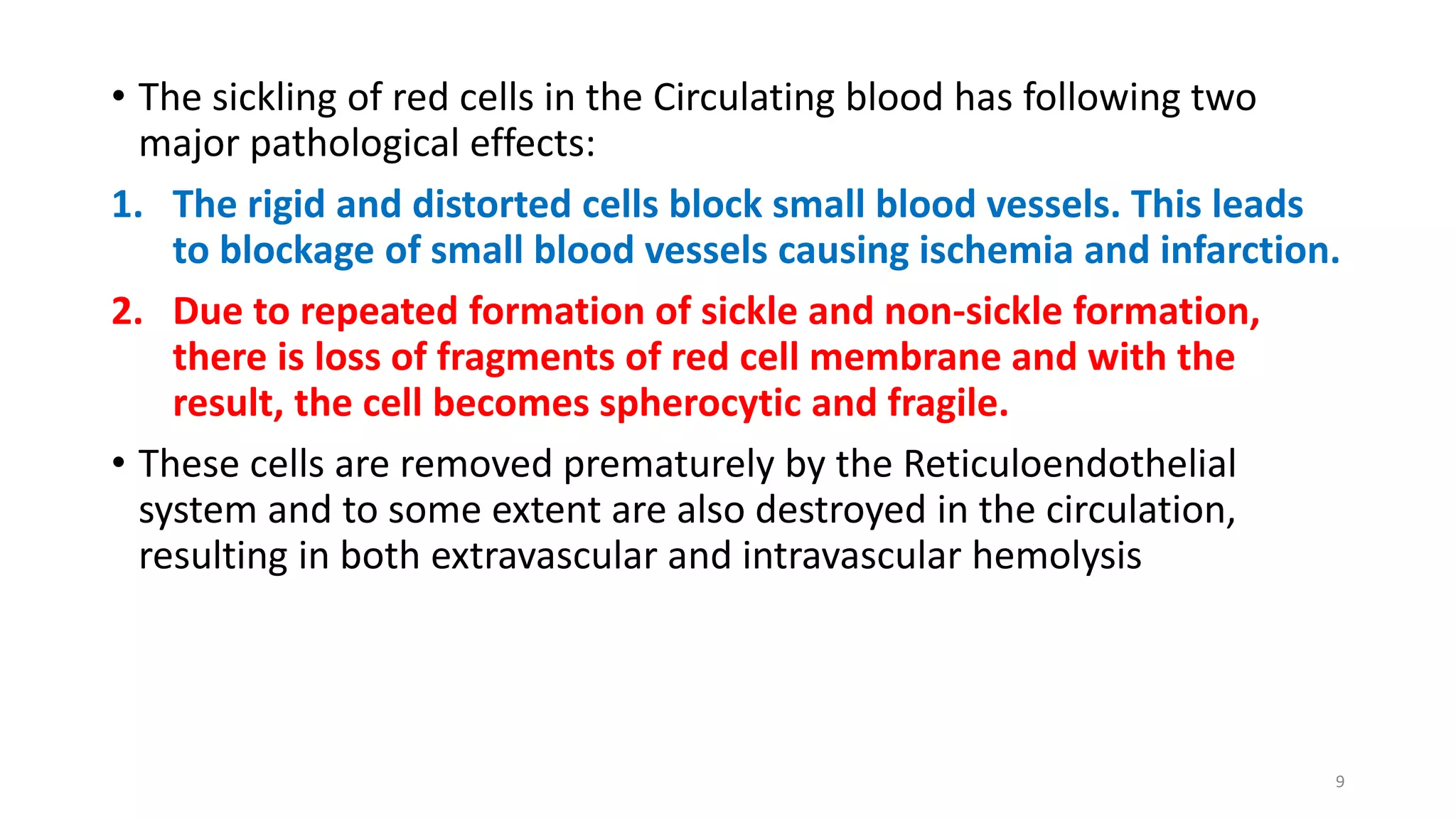 Sickle cell anaemia | PPTX