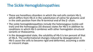 Sickle cell anaemia | PPTX