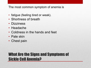 Sickle cell anemia by waheed | PPTX