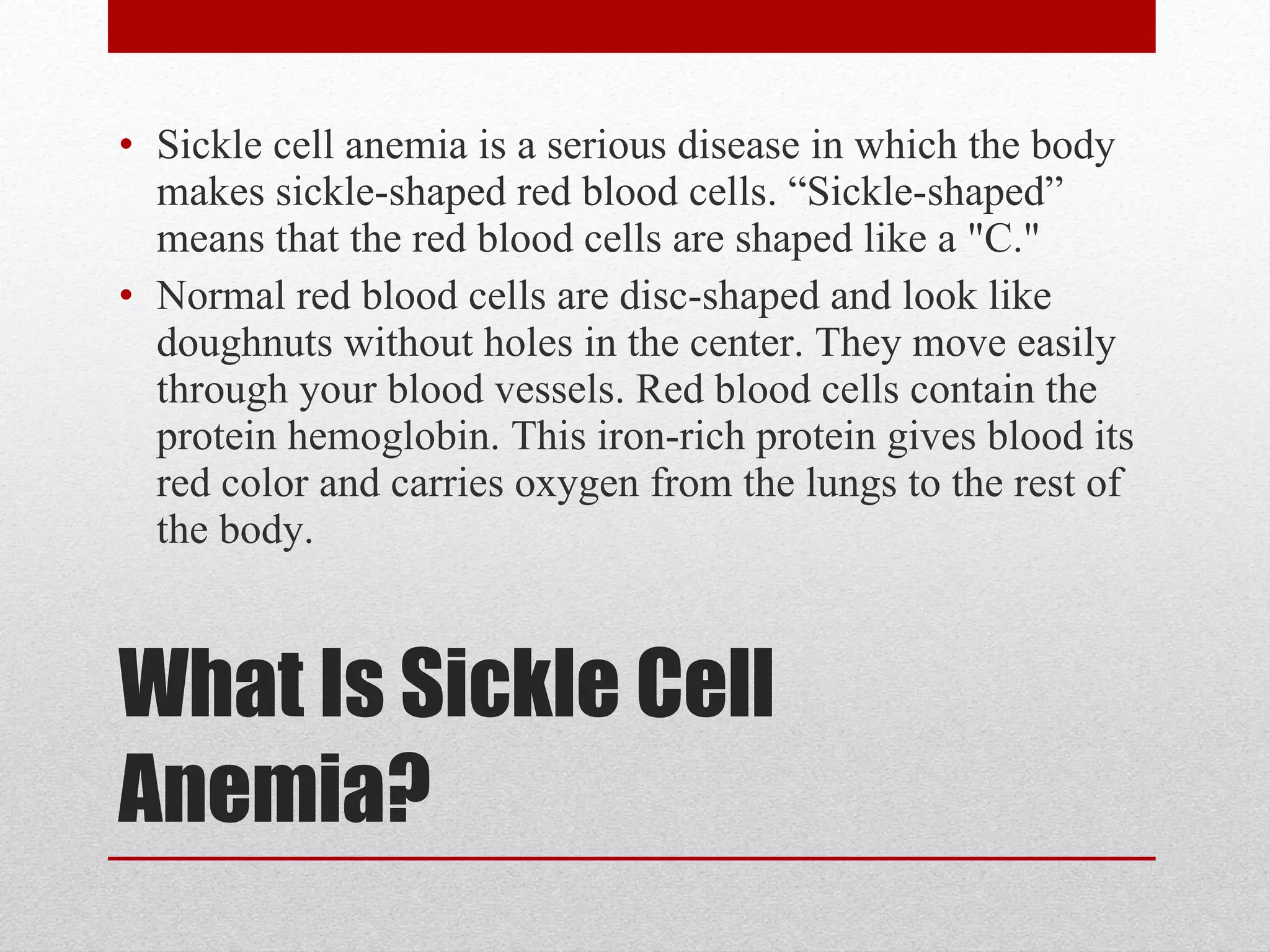 Sickle Cell Anemia | PPT