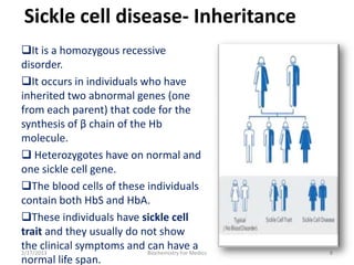 Sickle cell anemia- An Overview | PPTX