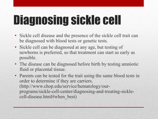 Sickle cell anemia | PPTX