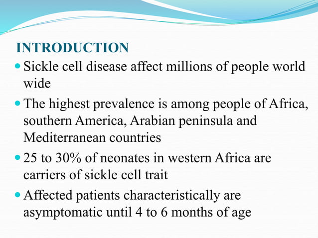 Sickle Cell Anemia.ppt | Blood Disorders | Diseases and Conditions