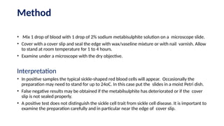 Sickle Cell Anemia.pptxSickle Cell Anemia | PPTX