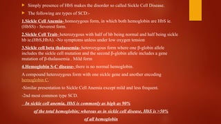 Sickle Cell Anemia in Children and its treatment.pptx