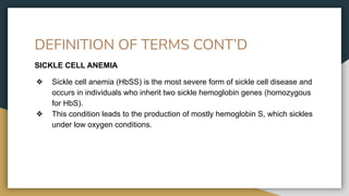 SICKLE CELL ANEMIA.pdf. laboratory haematology | PPT