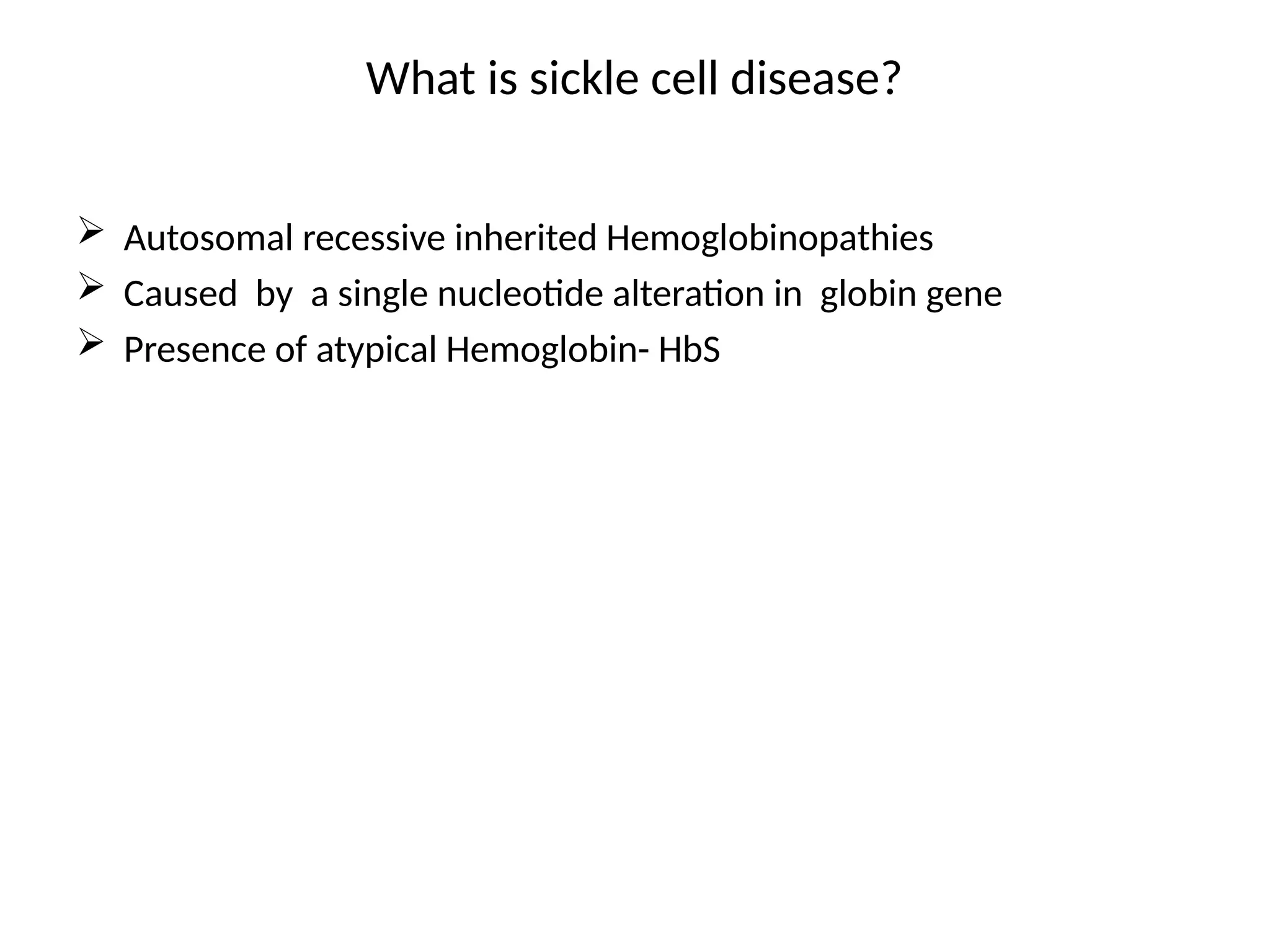 sickle cell anemia importance of transfusion therapy | PPT