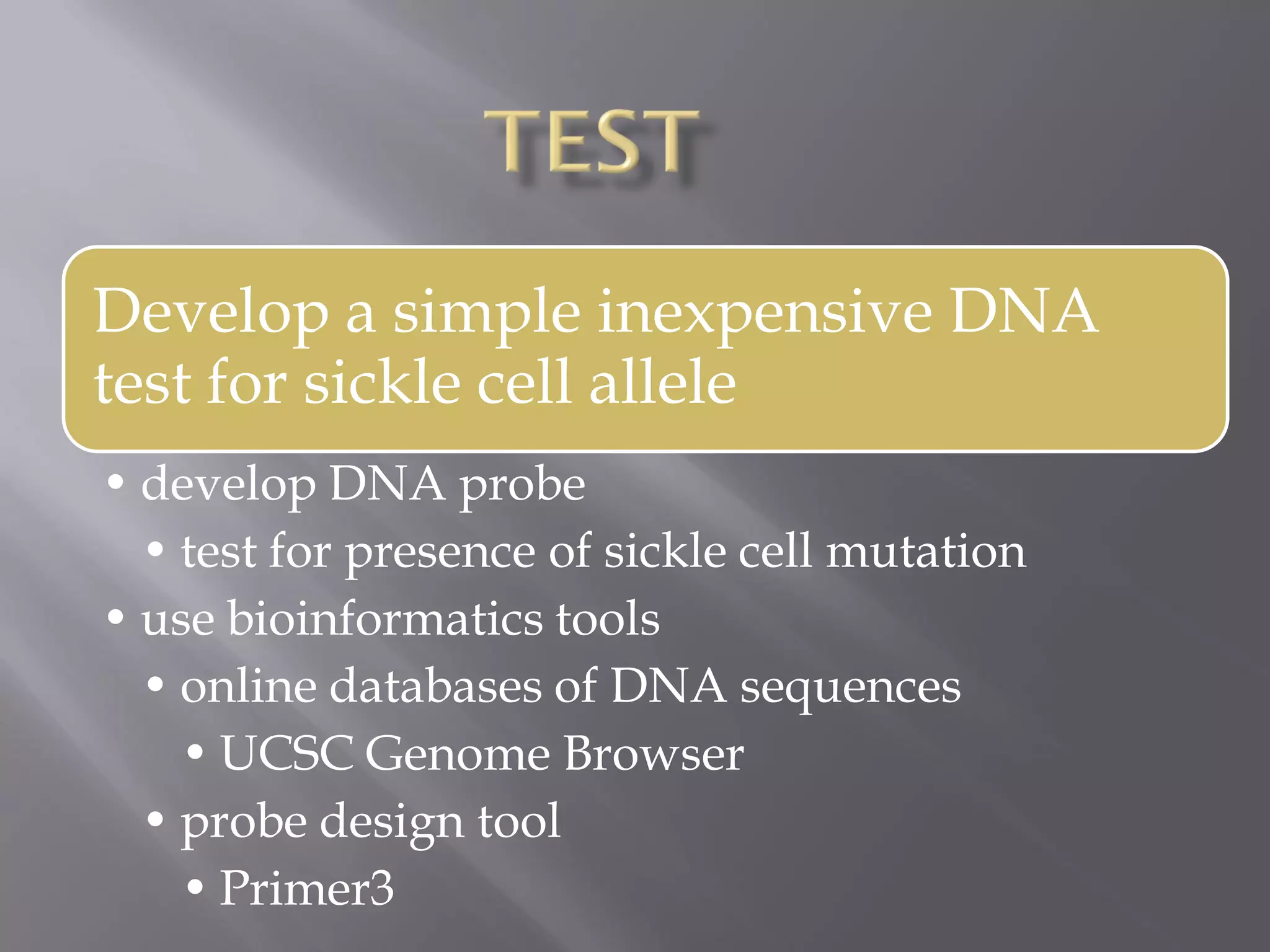 Sickle cell anemia disease | PDF