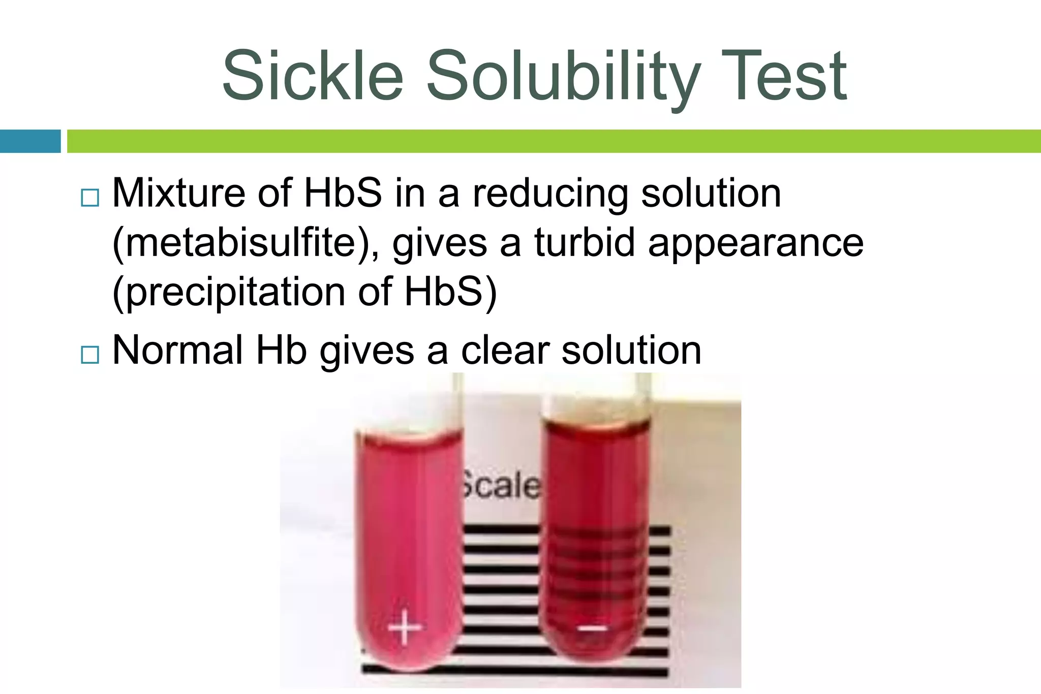 Sickle cell anemia | Hemoglobinopathies | PPTX