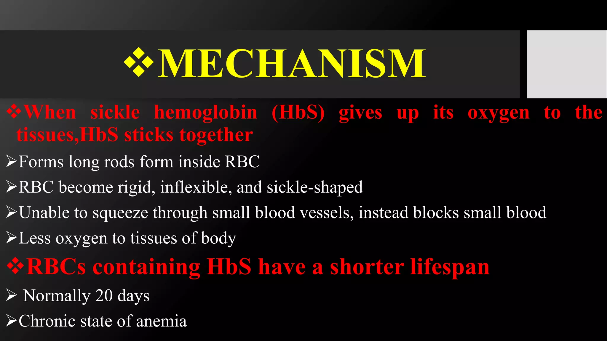 Sickle cell anemia | PPTX