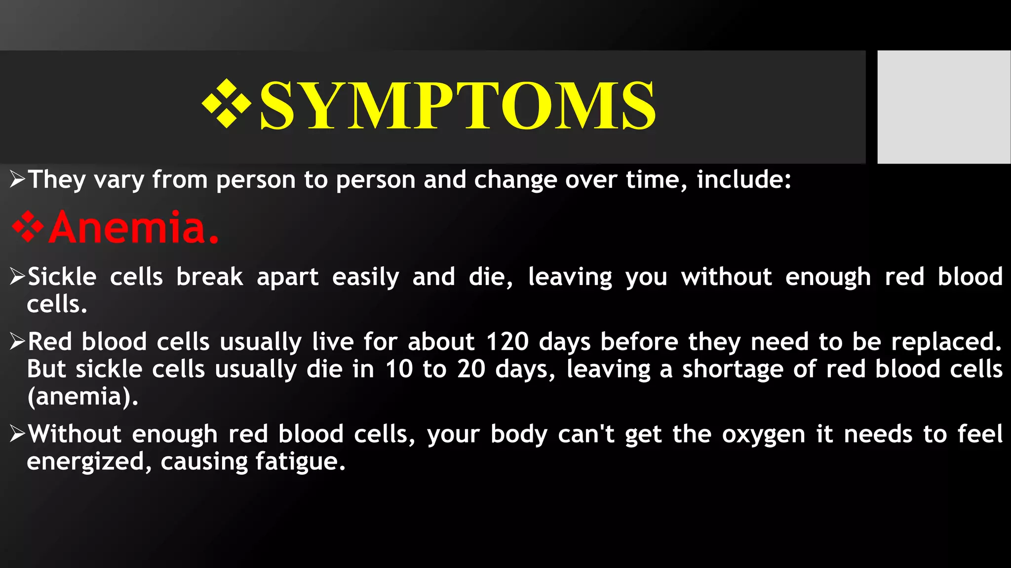Sickle cell anemia | PPTX