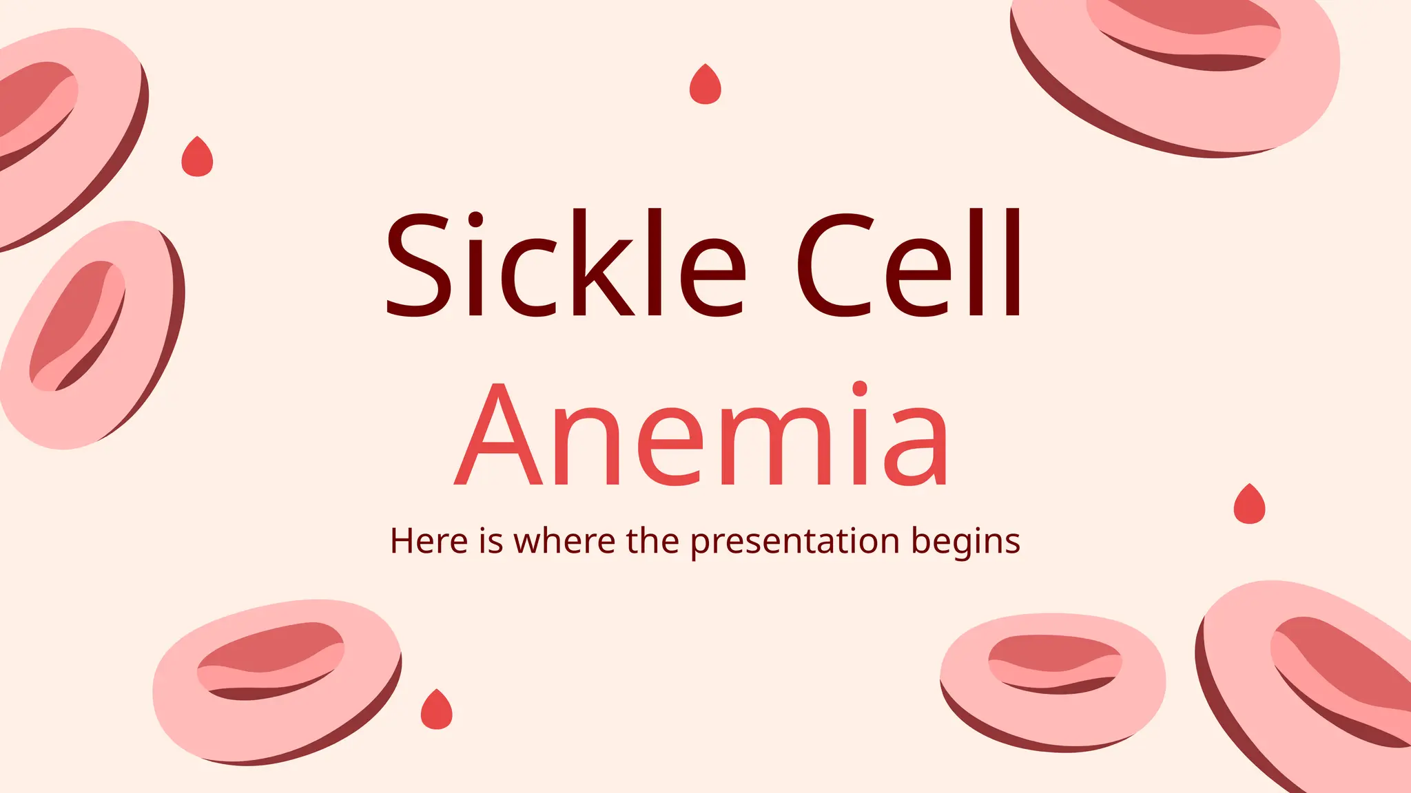 Sickle Cell Anemia by Slidesgo.pptx Anemia falciforme | PPTX