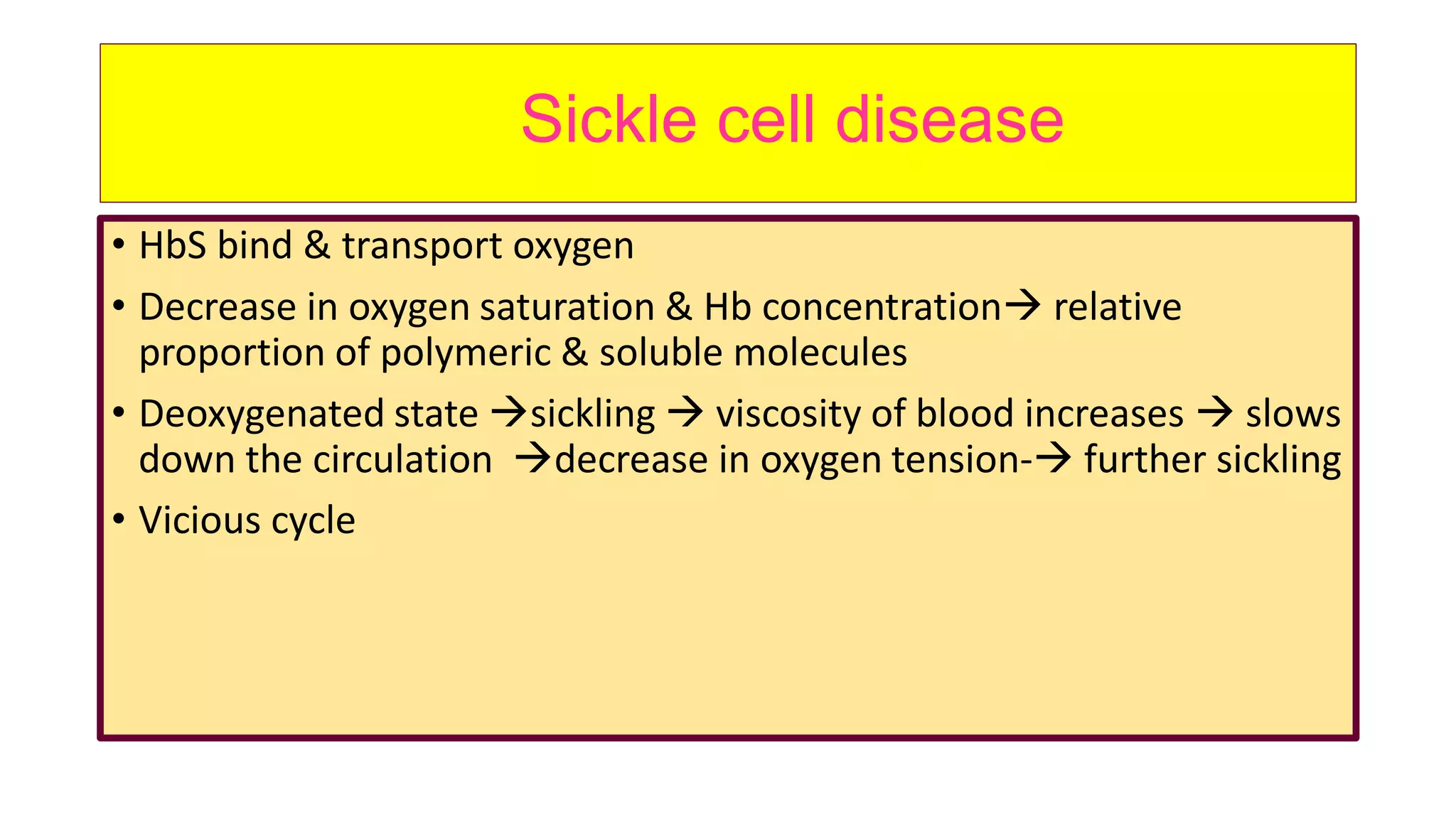 Sickle cell anemia final | PDF