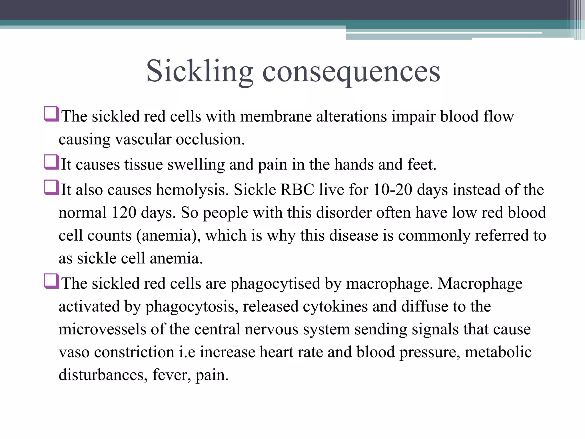 Sickle cell anemia | PPTX