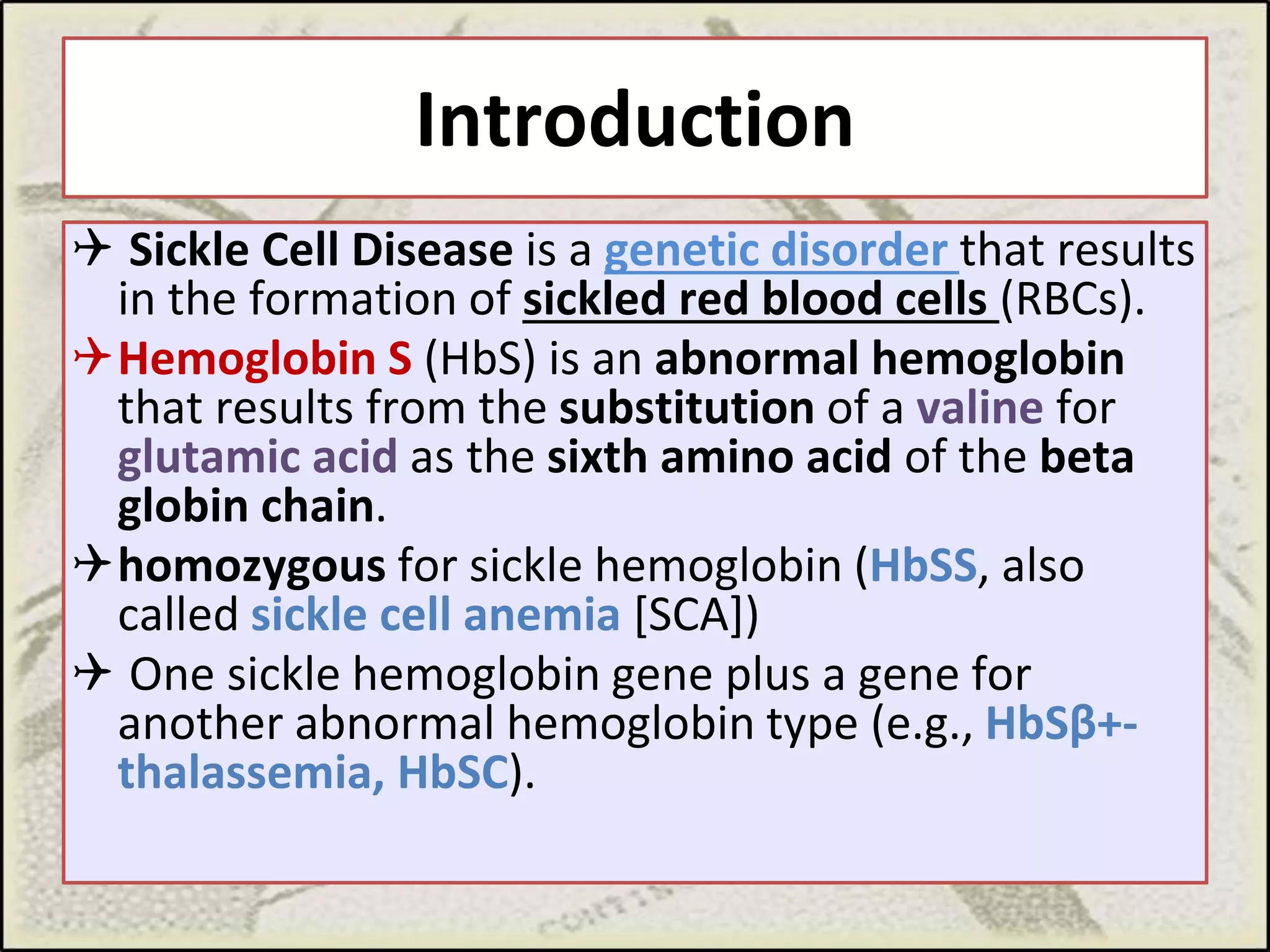Sickle cell anemia management & treatment from: AAFP, NIH, Uptodate ...