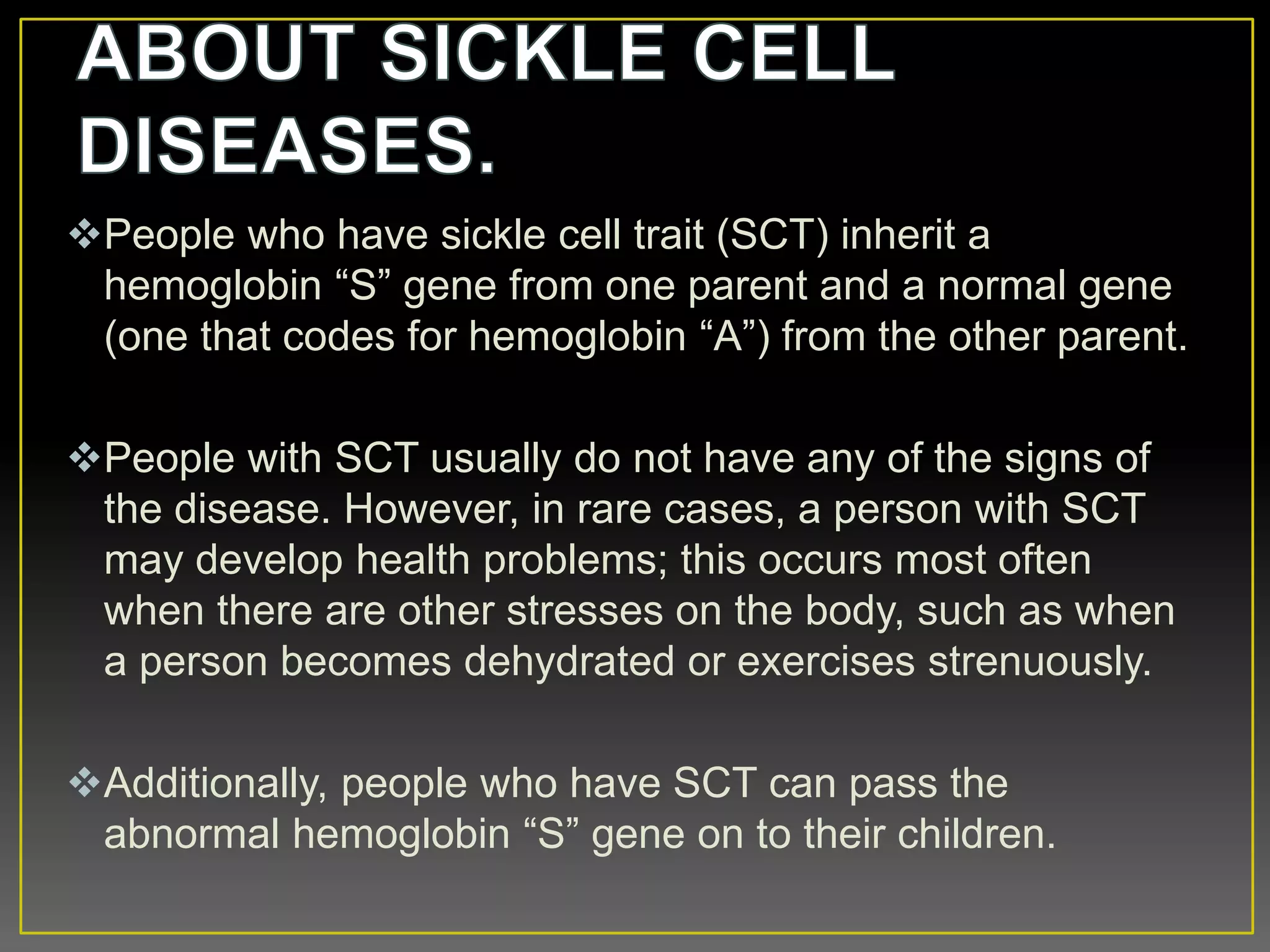 Sickle Cell Anemia Pptxpptx 7006
