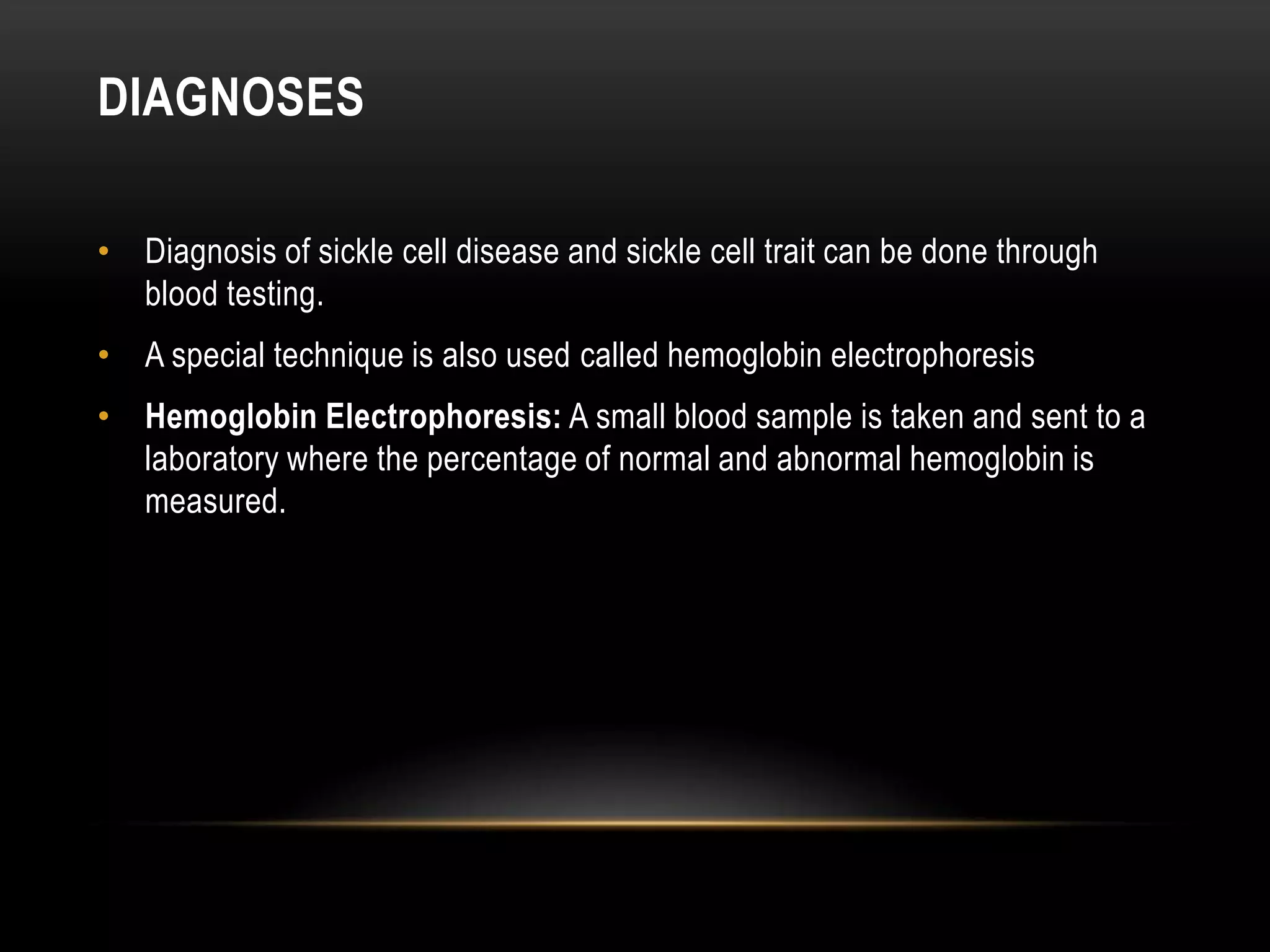 Sickle cell anemia presentation | PPTX