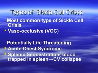 Sickle cell anemia summer 2013 | PPT