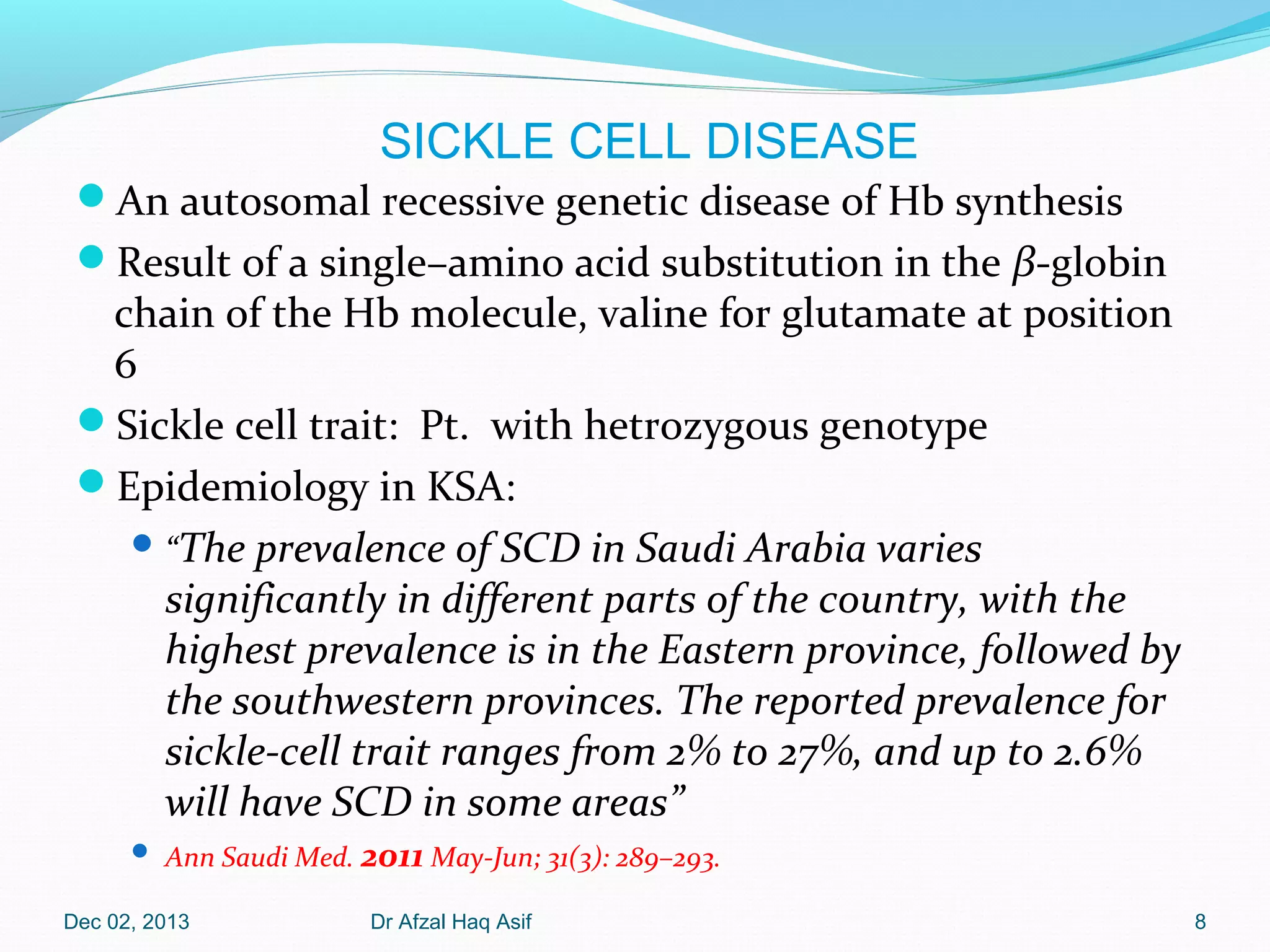 Sickle cell disease.Therapeutics | PPT