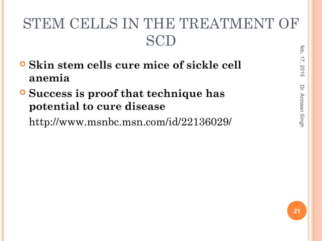 Sickle cell disease | PPT | Blood Disorders | Diseases and Conditions