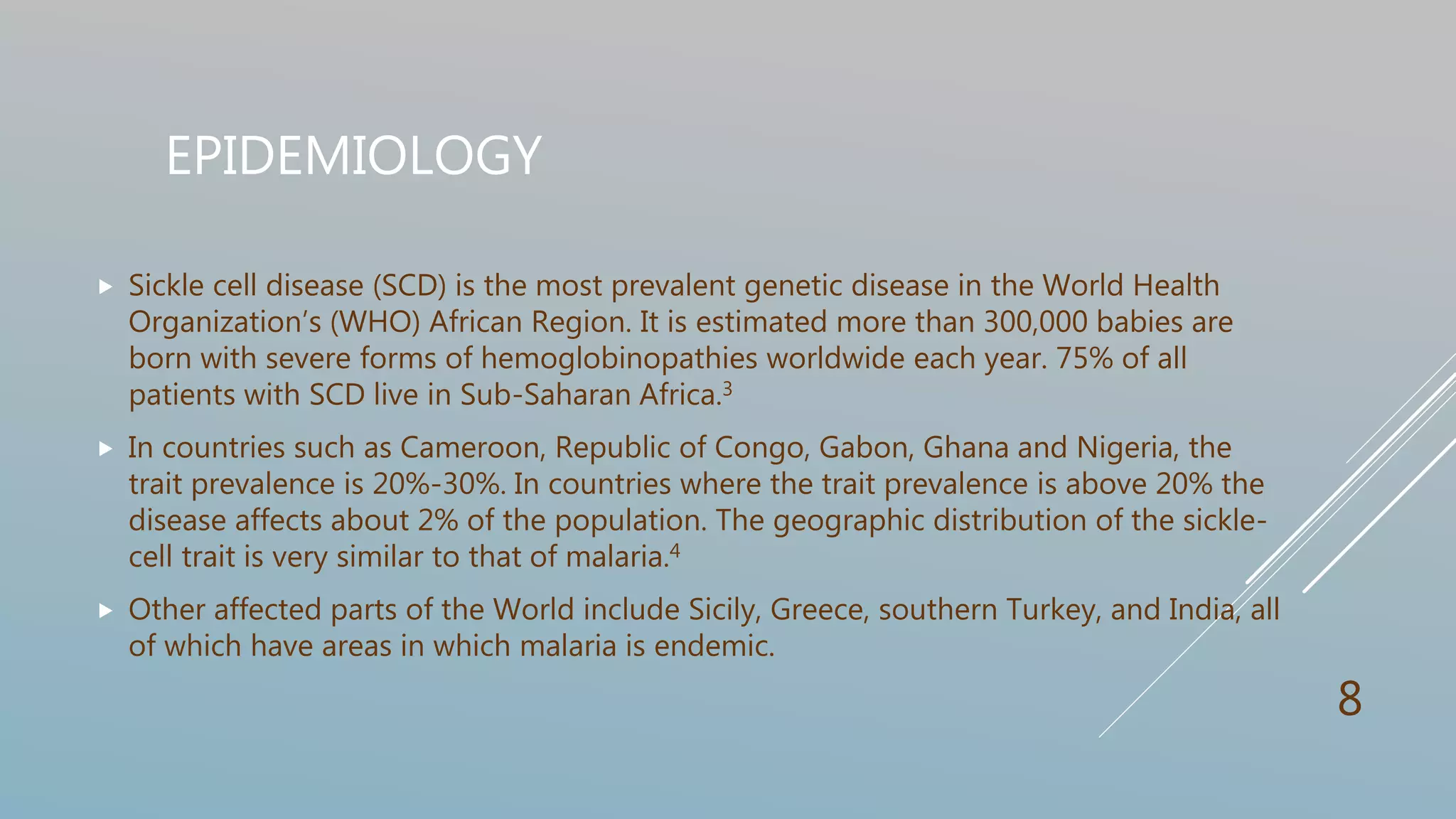 Sickle cell disease | PPTX