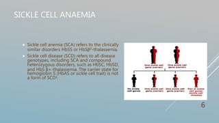 Sickle cell disease | PPTX | Blood Disorders | Diseases and Conditions