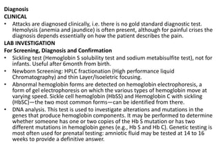 Sickle cell disease | PPTX