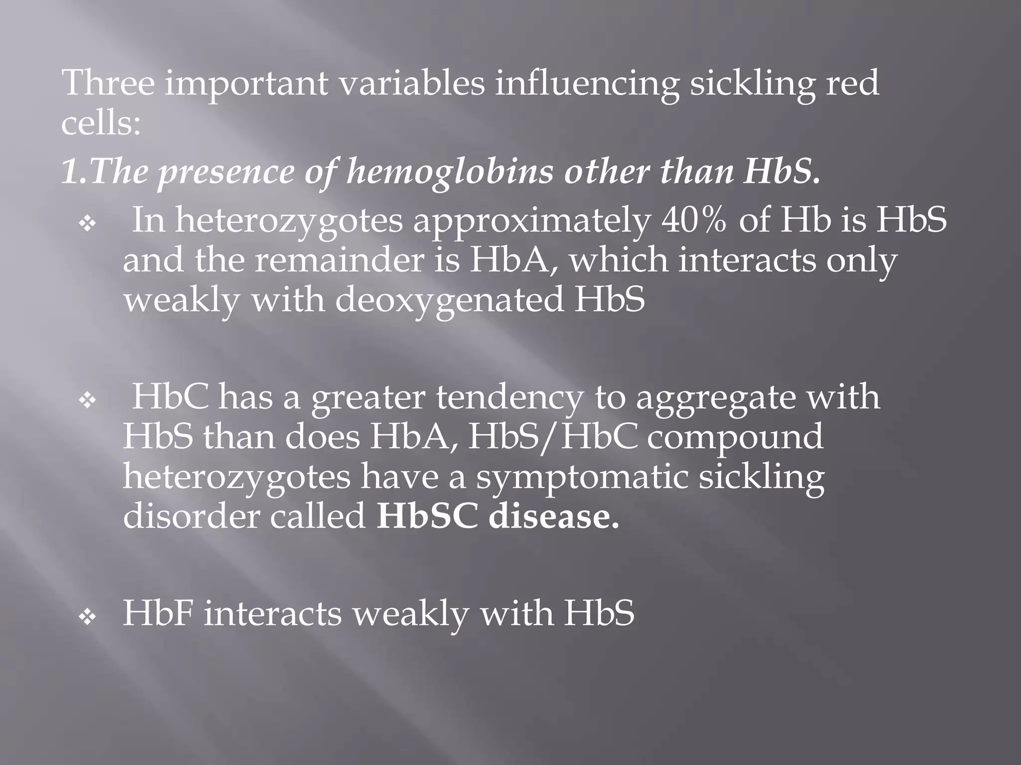 Sickle cell disease | PPTX