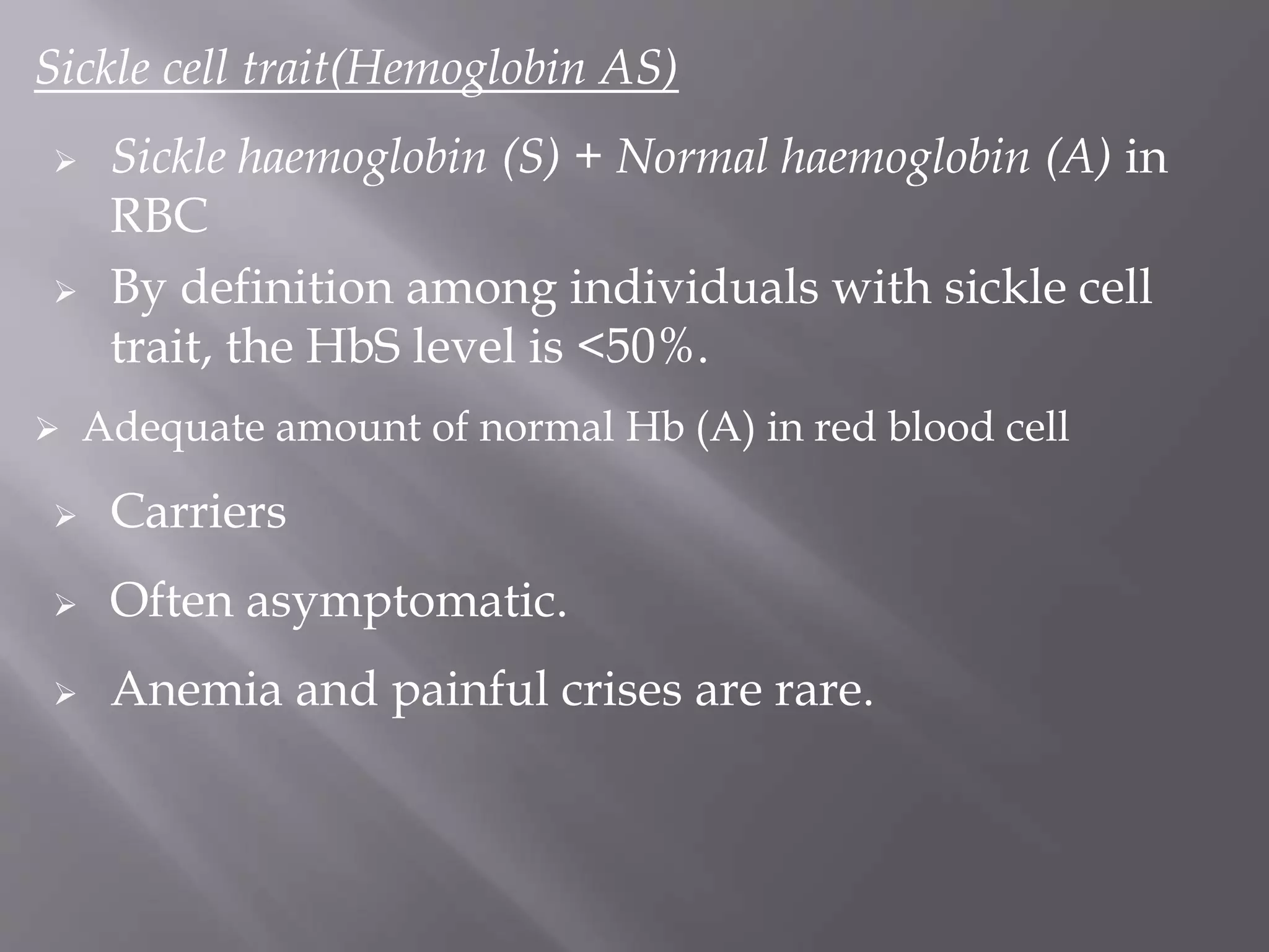 Sickle cell disease | PPTX