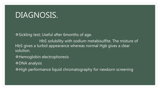 Sickle cell disease | PPT