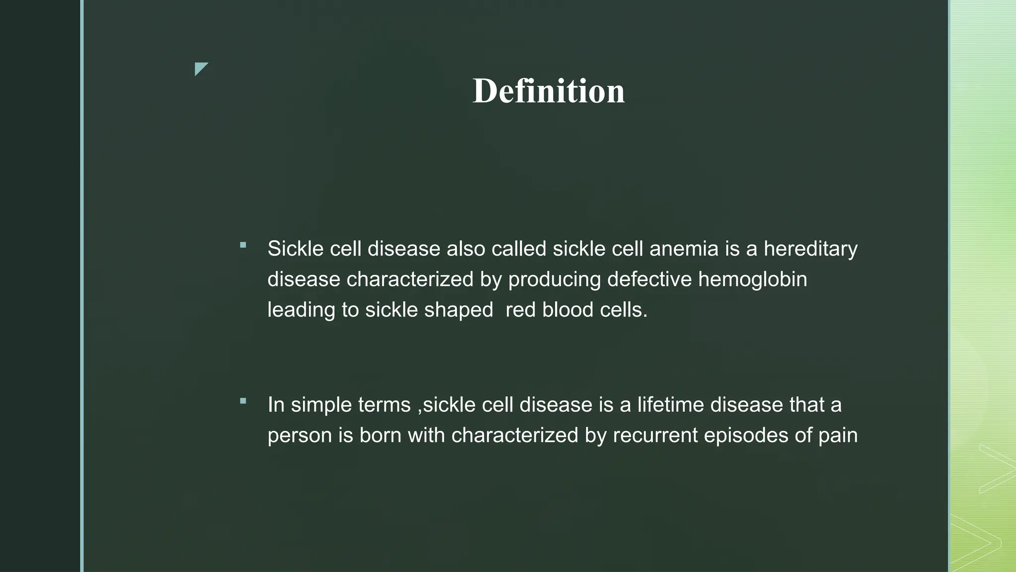 SICKLE CELL DISEASE in adults and children.pptx