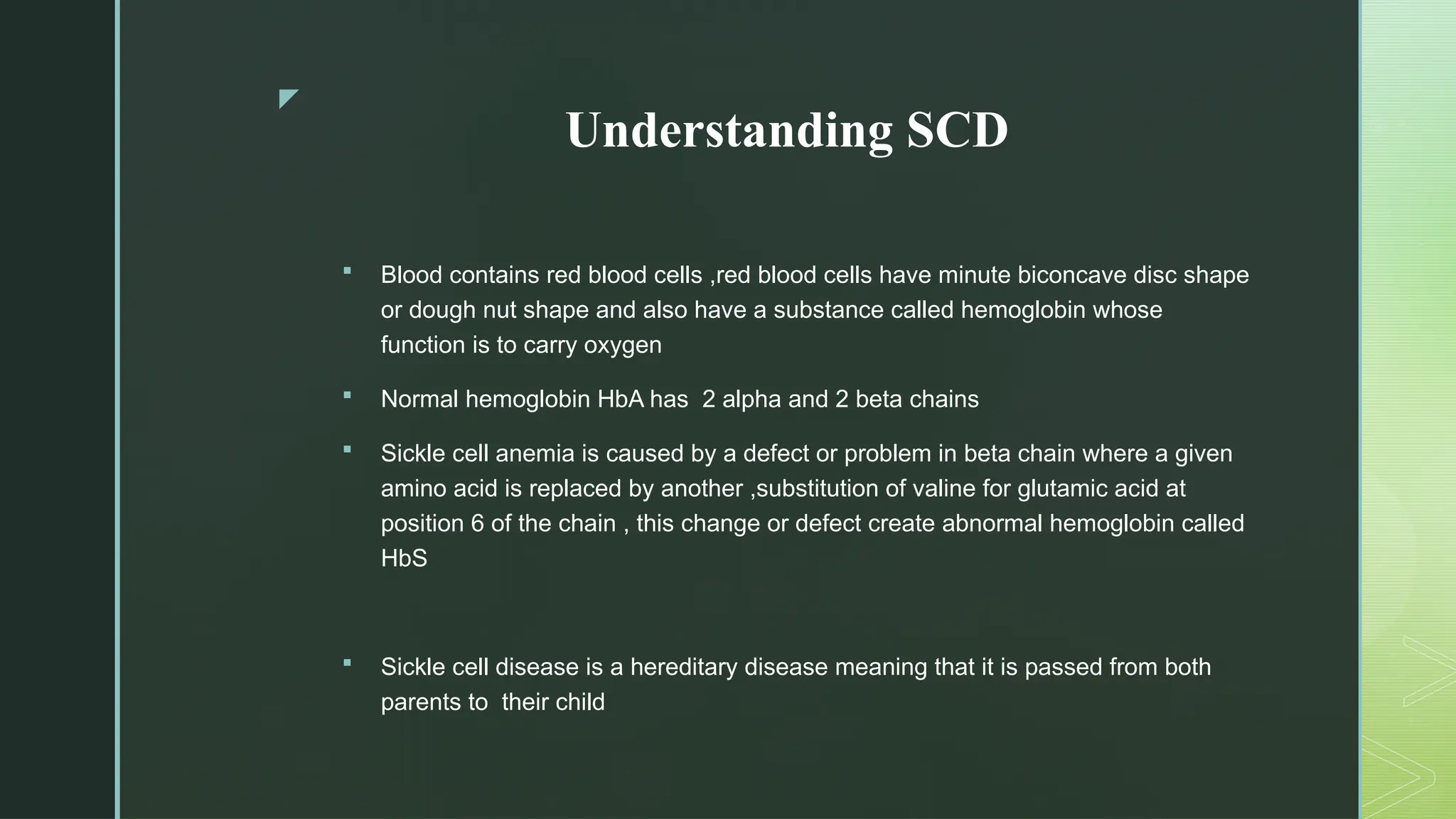 SICKLE CELL DISEASE in adults and children.pptx