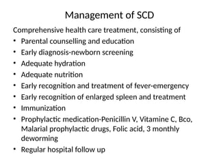 Sickle. cell disease SCD, Diagnosis and Prevention.pptx