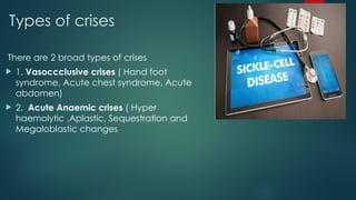 Sickle cell disease in children and management.pptx